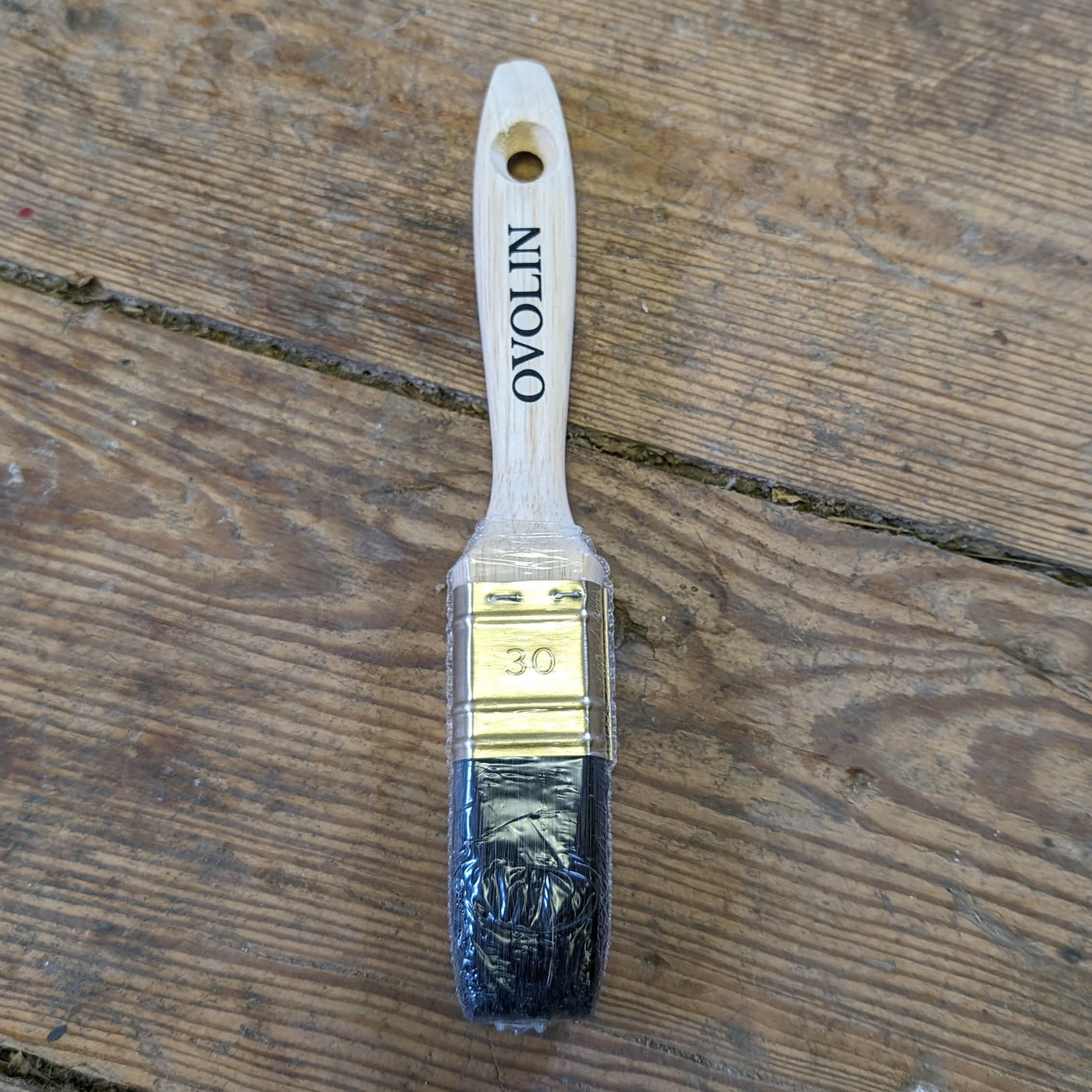 Flat lackpensel äggoljetempera, linoljefärg | Ovolin