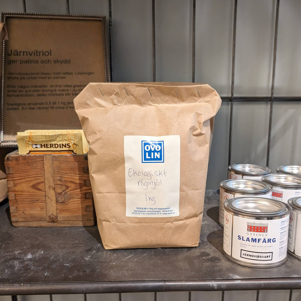 Ekologiskt rågmjöl | Ovolin